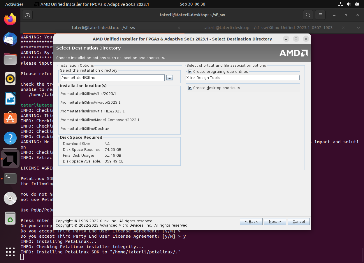 PetaLinux配置运行笔记 – 2023.1 – TaterLi 个人博客
